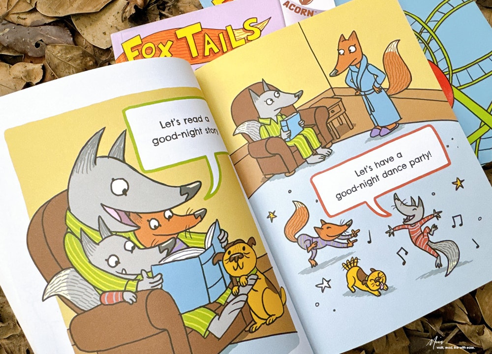 Acorn early reader 系列Fox Tails｜狐狸兄妹的日常冒險，高頻率重複詞彙與生動插圖，輕鬆跨越閱讀門檻 – Mii’s 漫行繪旅